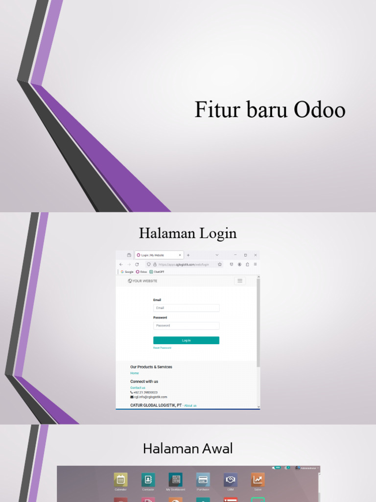 Fitur Baru Odoo | PDF