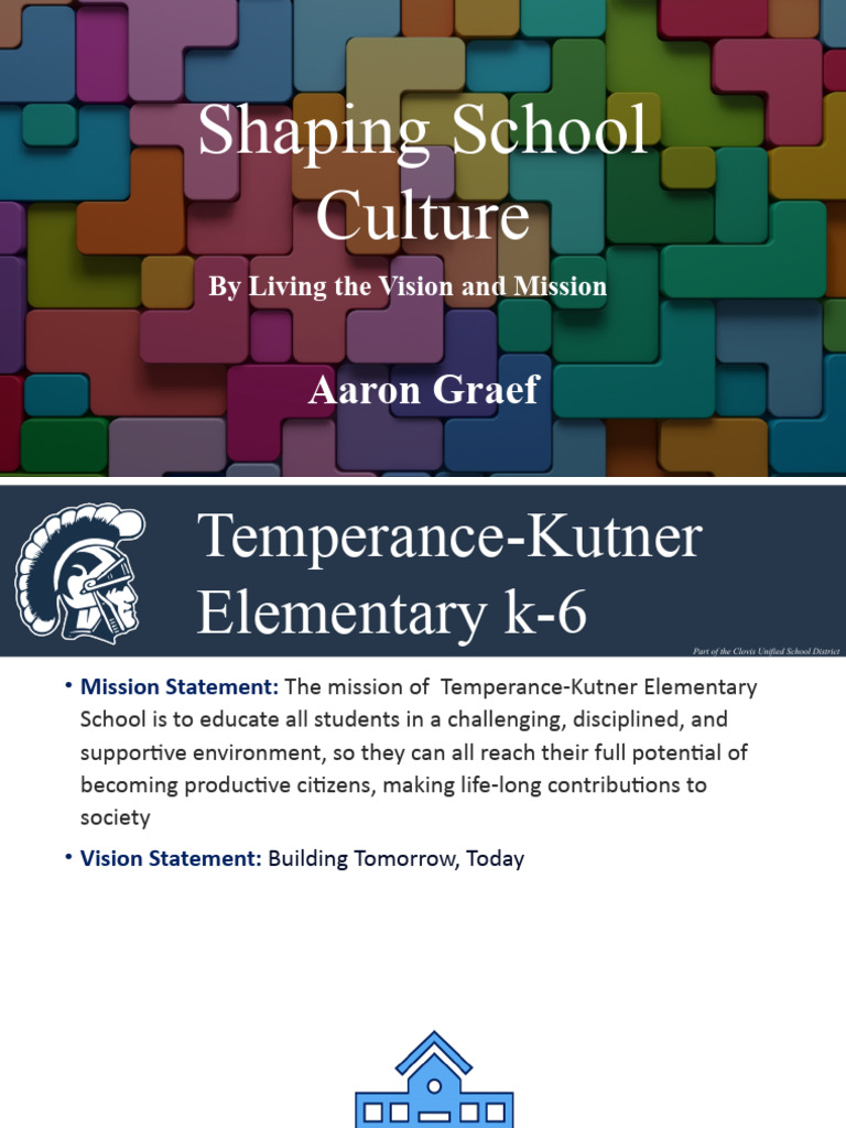 Shaping School Culture | PDF | Educational Assessment | Curriculum