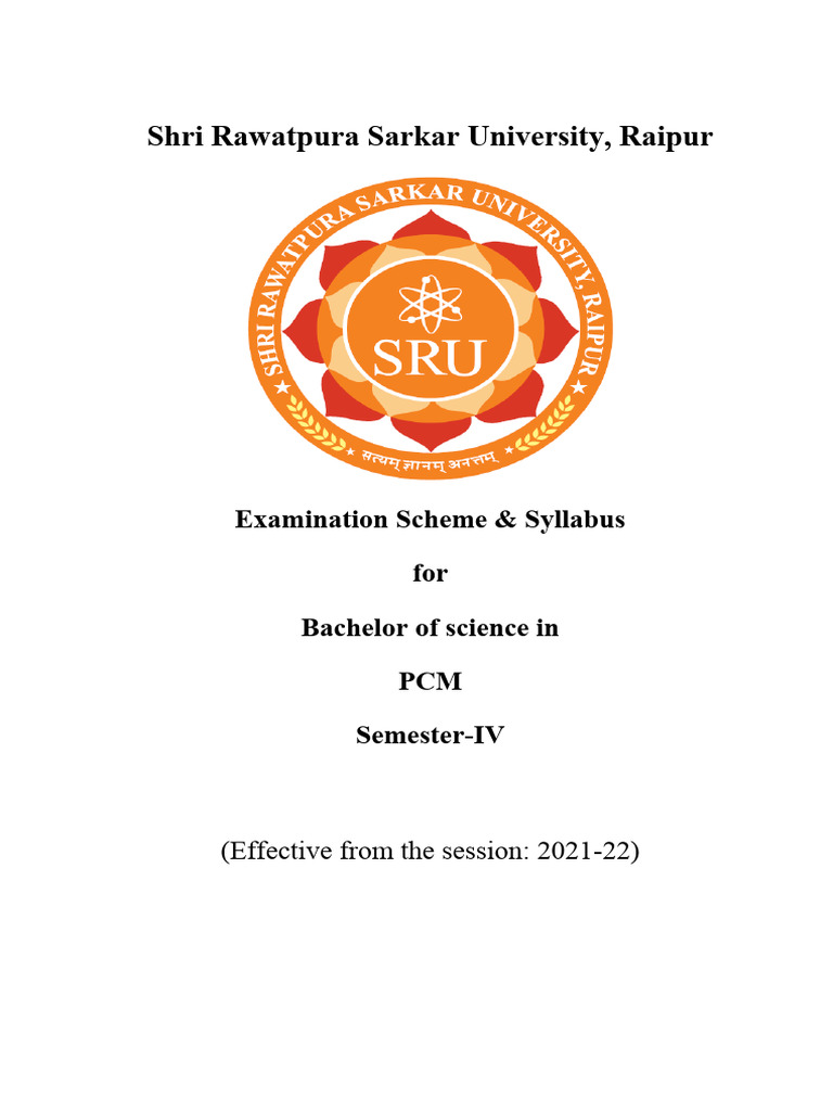 BSC PCM IV Semester (2021) | PDF | Diffraction | Equations