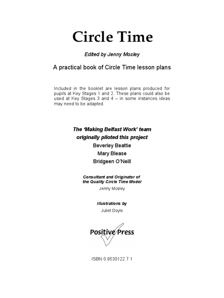 F R e e C I R C L e T I M e B o o K Circle Time Apracticalbookof Circle ...