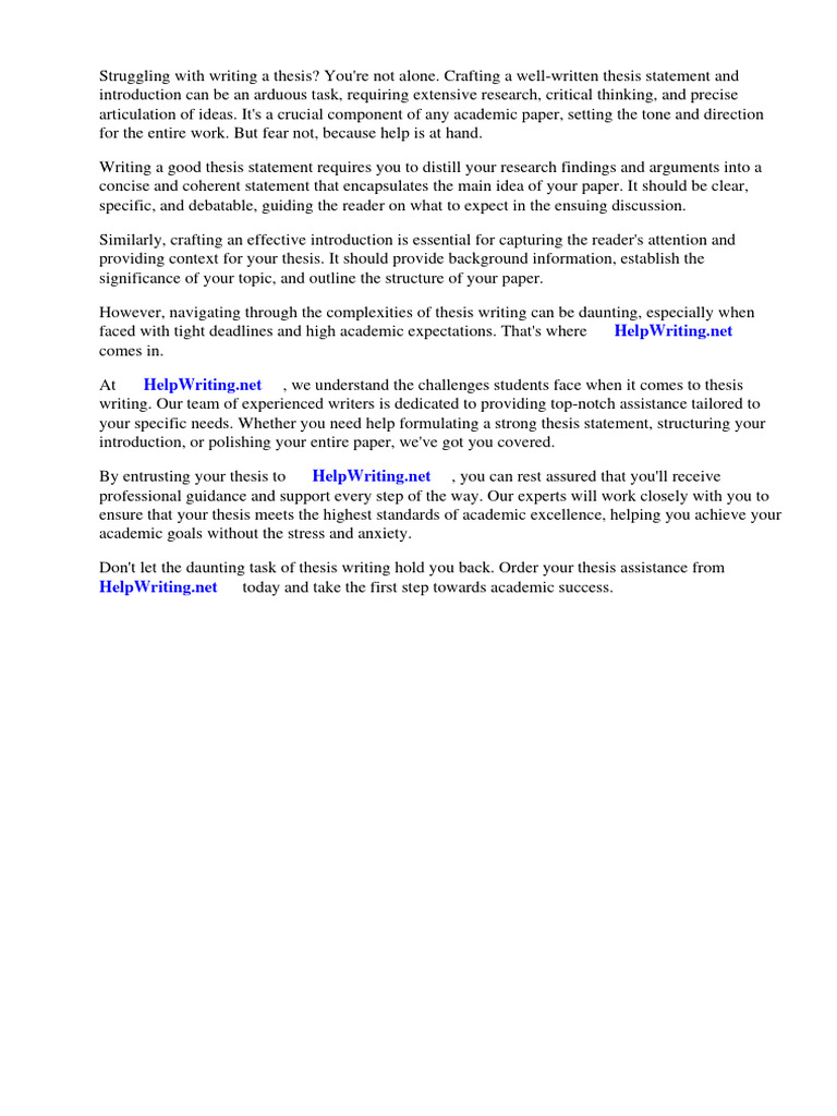 Mastering Thesis Statements & Introductions | PDF | Essays | Thesis