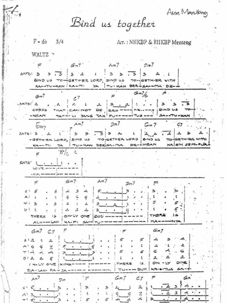 SATB Bind Us Together | PDF