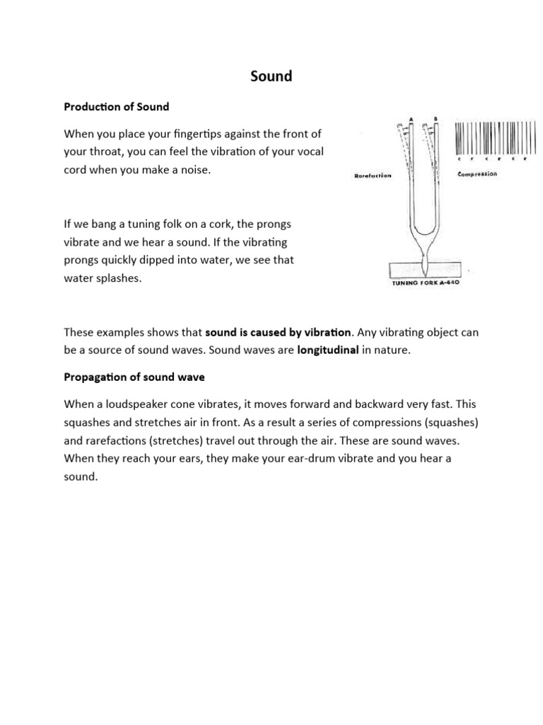 Sound - Grade 6 | PDF