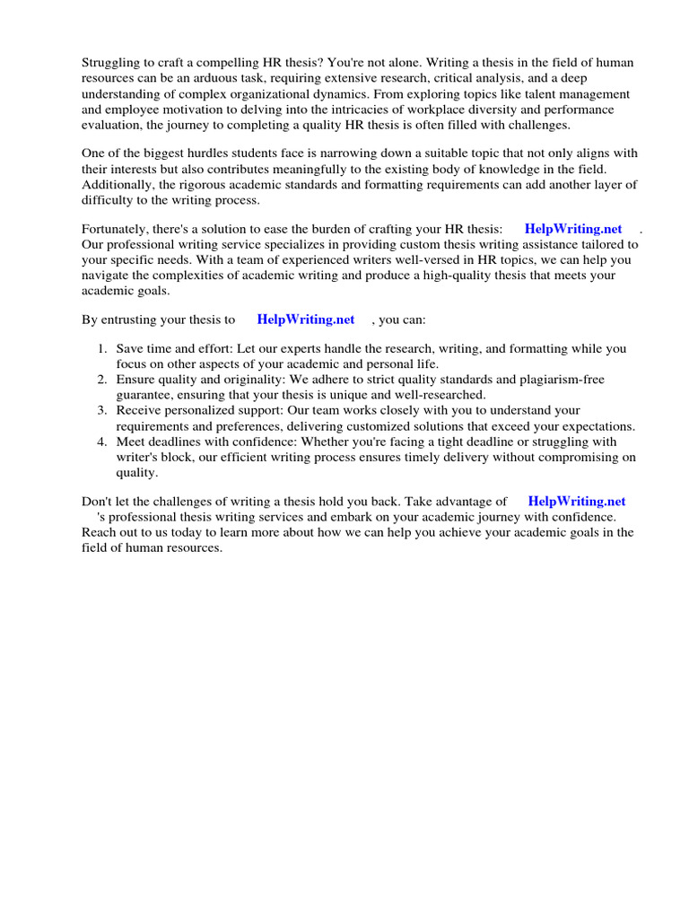 HR Thesis Titles | PDF | Human Resource Management | Human Resources