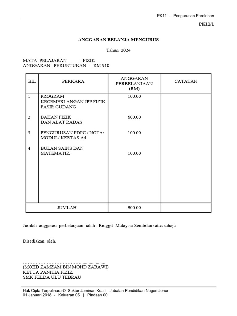 PK11 Abm Fizik 2024 | PDF
