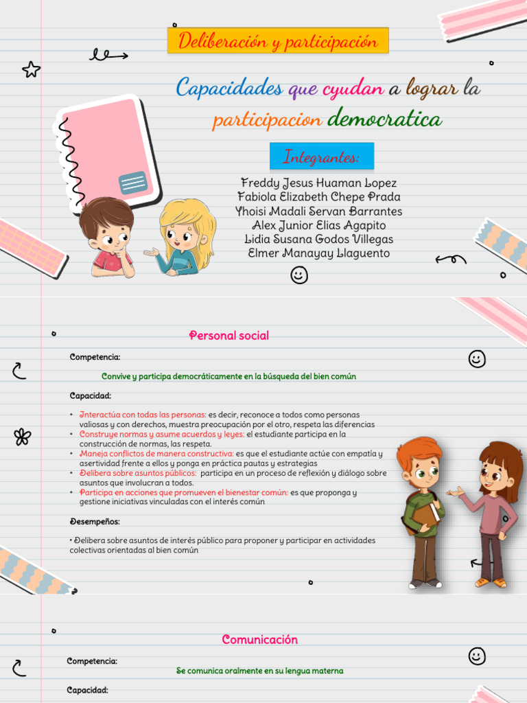 Capacidades para Deliberar Democraticamente | PDF | Crecimiento ...