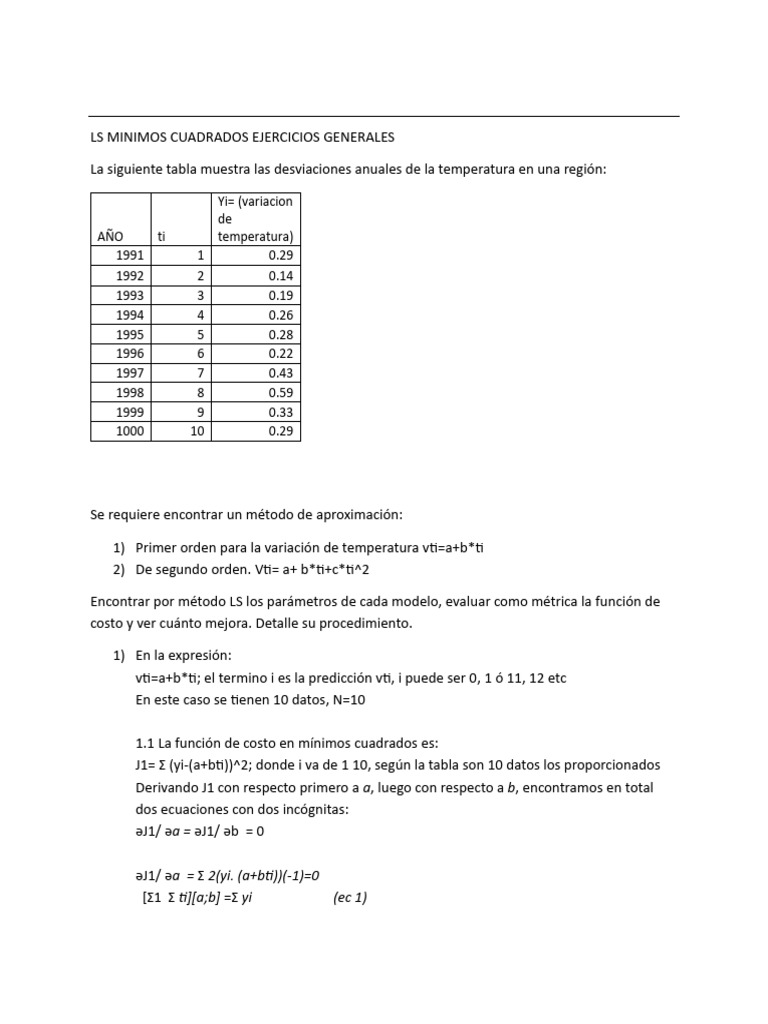 Ejercicio Complementario LS | PDF | Ecuaciones | Matemáticas Aplicadas