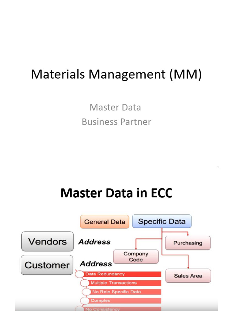 SAP Master Data-Vendor Master | PDF | Accounts Payable | Payments
