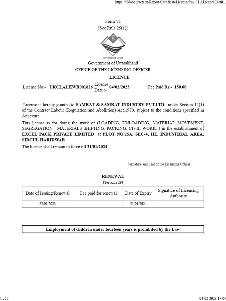 Excel Pack Licence | Download Free PDF | Employment | License