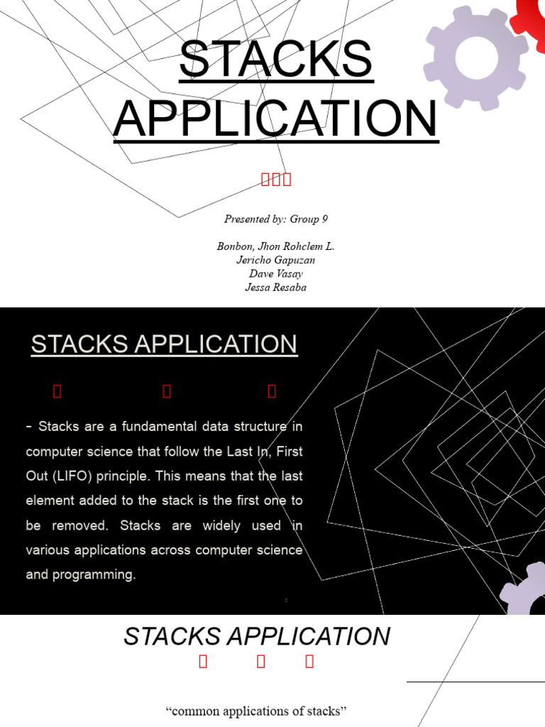 Stacks in Java: Applications & Examples | PDF | Java (Programming Language) | Class (Computer ...