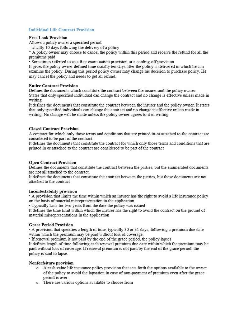 Life Insurance Notes | Download Free PDF | Insurance | Dividend