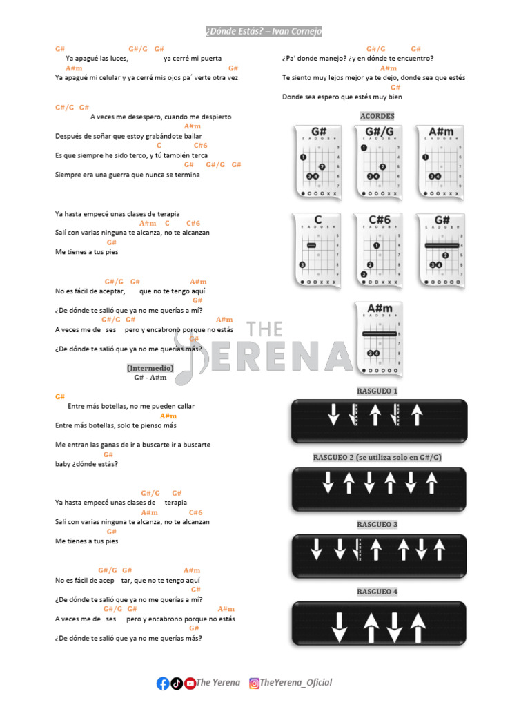 Dónde Estás - Ivan Cornejo | PDF