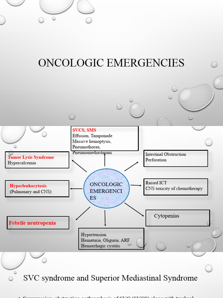 Onco Emergencies | PDF | Clinical Medicine | Medical Specialties