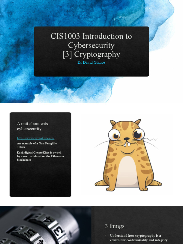 Cryptography Basics in Cybersecurity | PDF | Public Key Cryptography | Cryptography