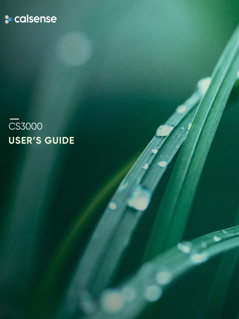 CS3000 Users Guide | PDF | Flow Measurement | Valve