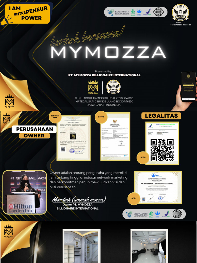 Marketing Company Profile Plan Mymozza - 20240121 - 194726 - 0000 | PDF