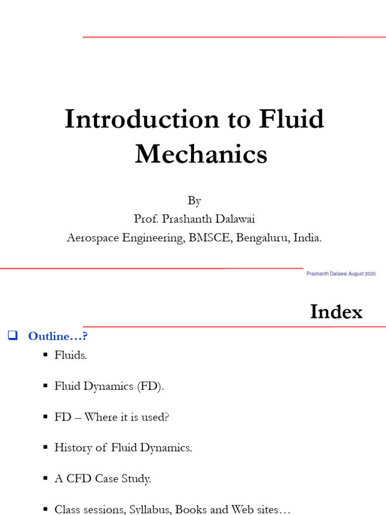 Introduction to Fluid Mechanics Basics | PDF | Fluid Mechanics | Stress ...