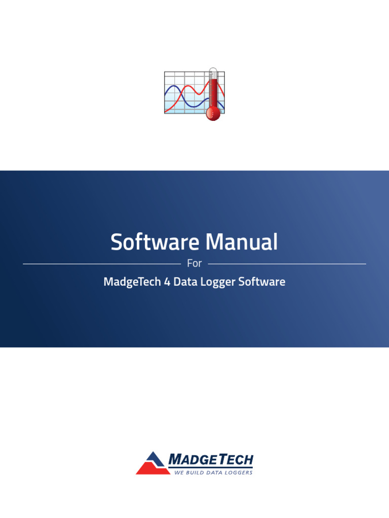 Data Logger - MadgeTech4 Software Manual | PDF | Usb | Menu (Computing)