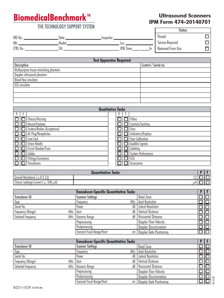 Ultrasound Scanners Form | PDF | Medical Ultrasound | Electrical Connector