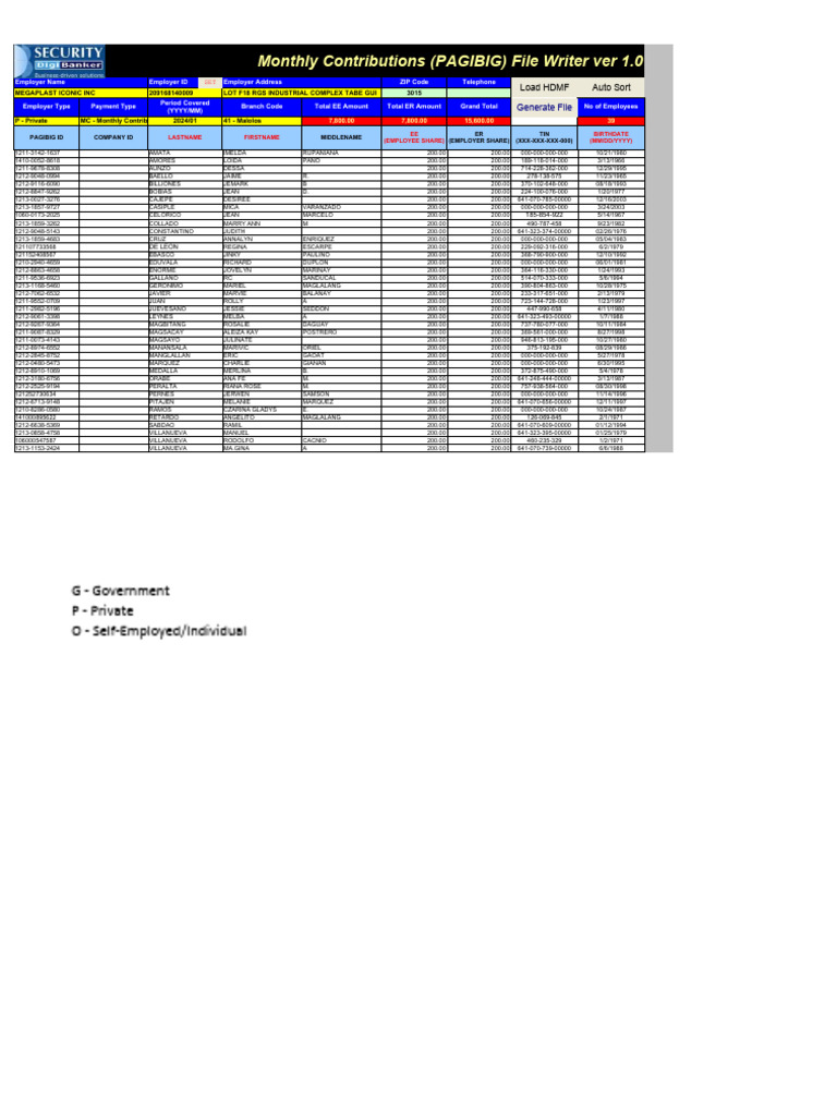SBC - Pagibig - Template - Megaplast Iconic Inc 06-2023 - 01 January 2024 | PDF