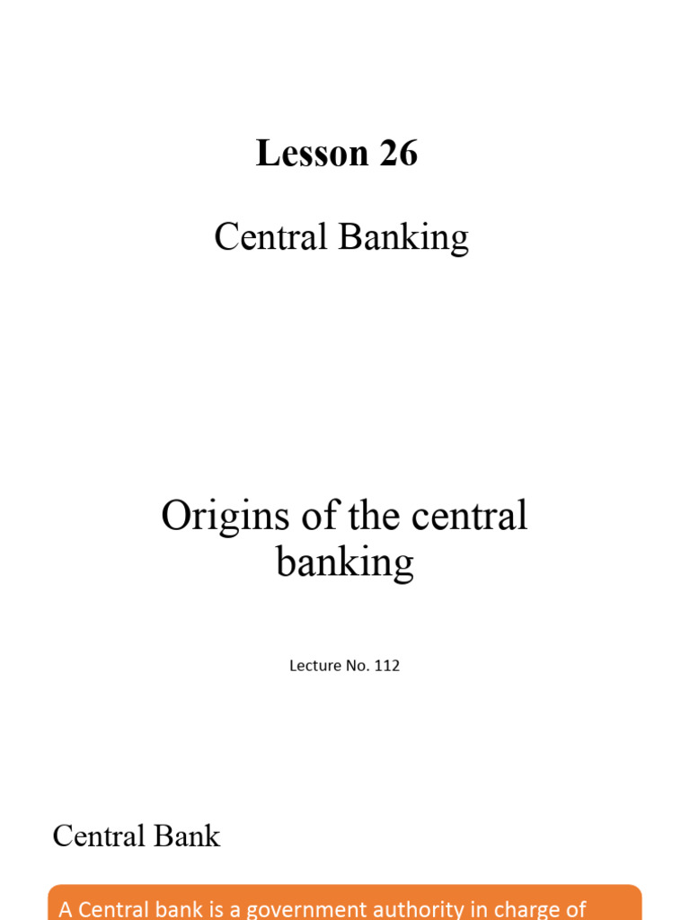Central Banking: Functions and History | PDF | Central Banks | Banks