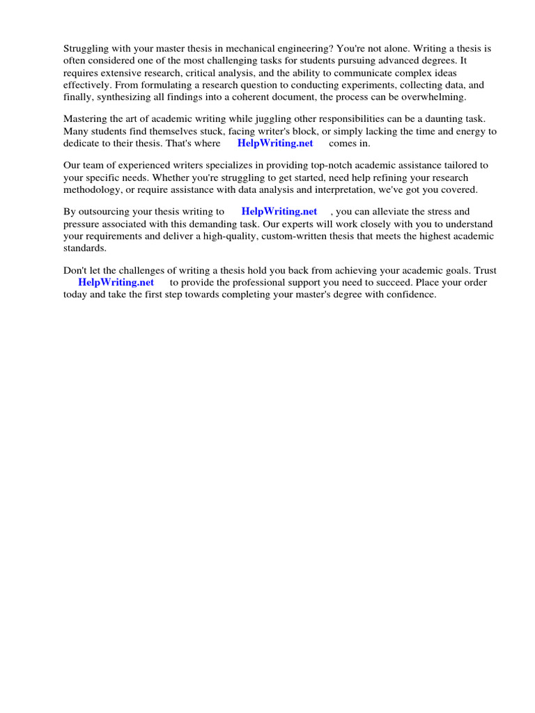 Master Thesis Mechanical Engineering | PDF | Mechanical Engineering ... Master Thesis Mechanical Engineering | PDF | Mechanical Engineering ...