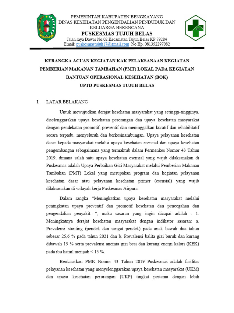 Kak PMT Lokal | PDF | Teknologi & Rekayasa