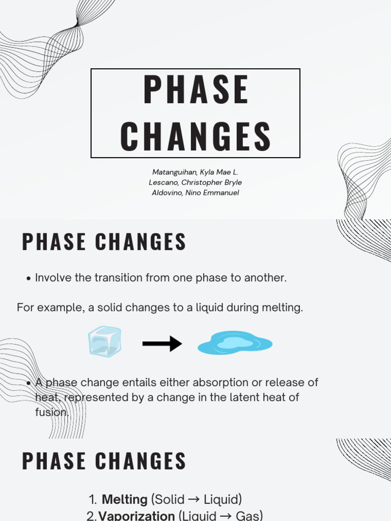 Phase Changes | PDF | Phase (Matter) | Phase Diagram