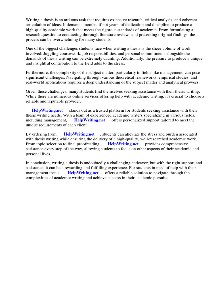 Thesis Writing Support for Students | PDF | Thesis | Analysis