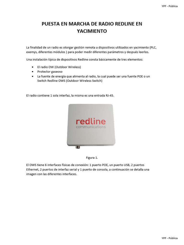 Radio Redline | PDF | Conector eléctrico | Tecnología de información y ...