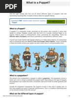 Puppet Manipulation Techniques | PDF | Puppets | Puppetry
