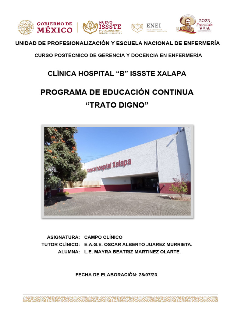 Programa de Educacion Continua Issste | Descargar gratis PDF ...