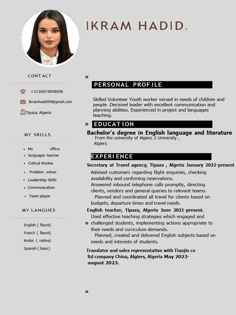 Ikram CV PDF 2 | PDF