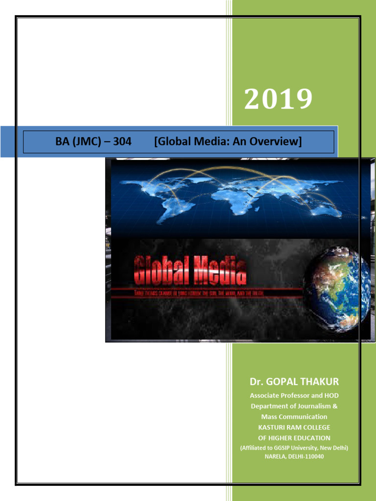 Global Media: Overview and Challenges | PDF
