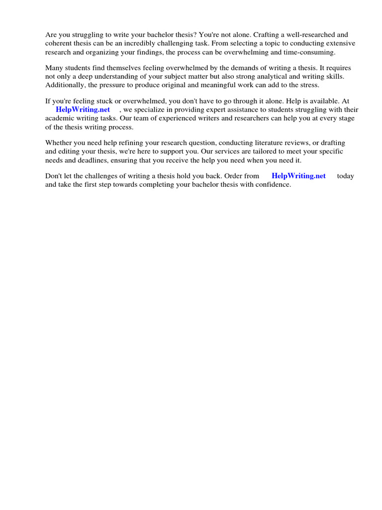 Bachelor Thesis Betekenis | PDF | Thesis | Corporate Social Responsibility