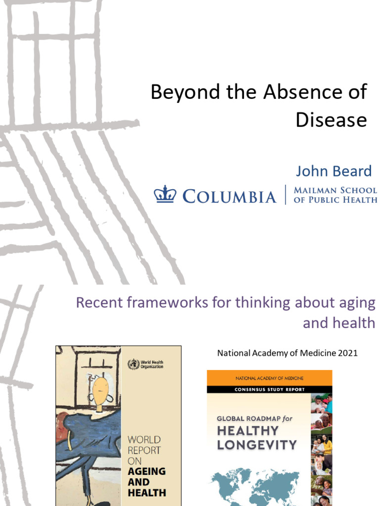 Rethinking Aging: Health Beyond Disease | PDF | Psychological Resilience | Ageing