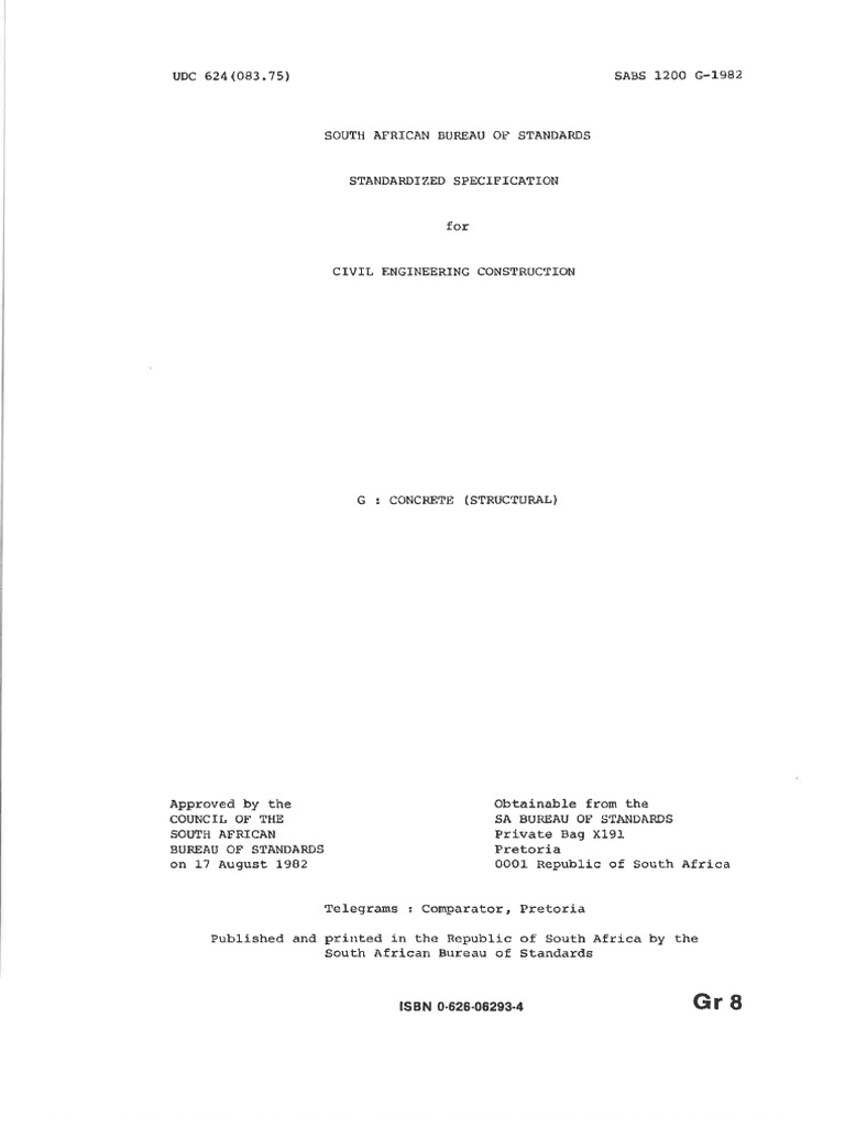 Erac Emu Sg578-35636 - Annexure B Standard Specification | PDF