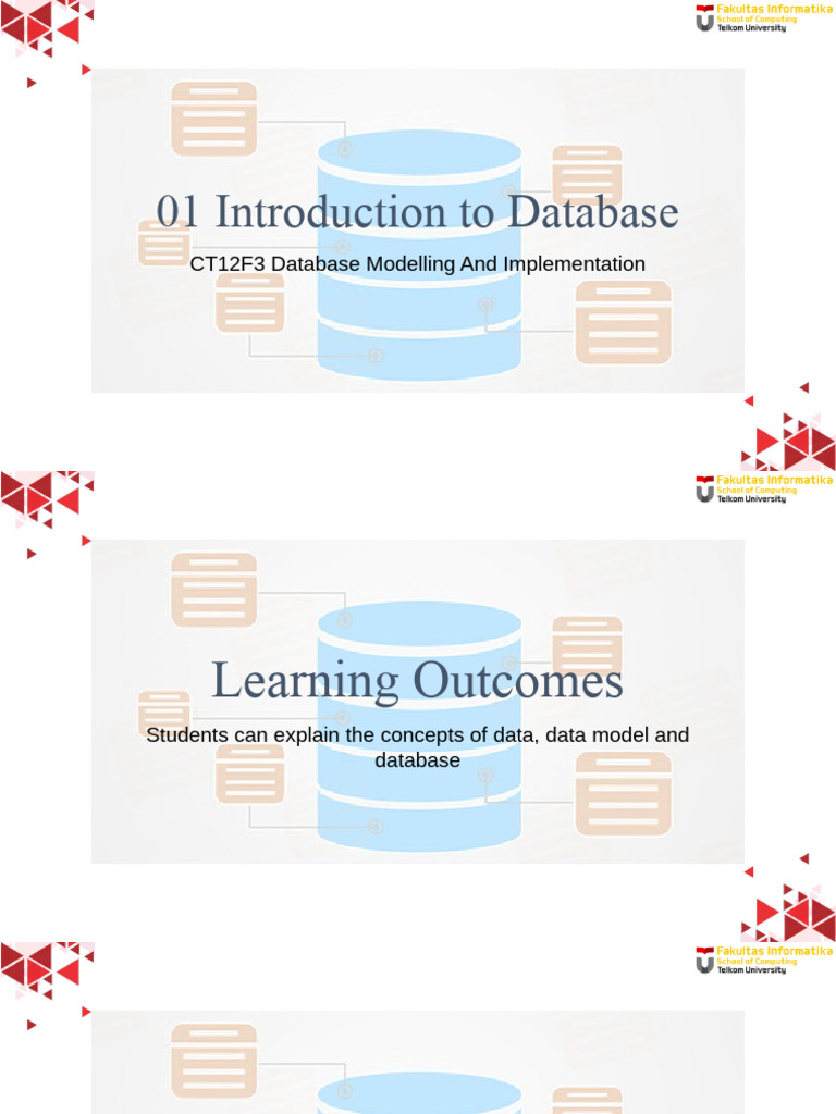 (IT) 01 Introduction To Database v.3 | PDF | Databases | Computer File