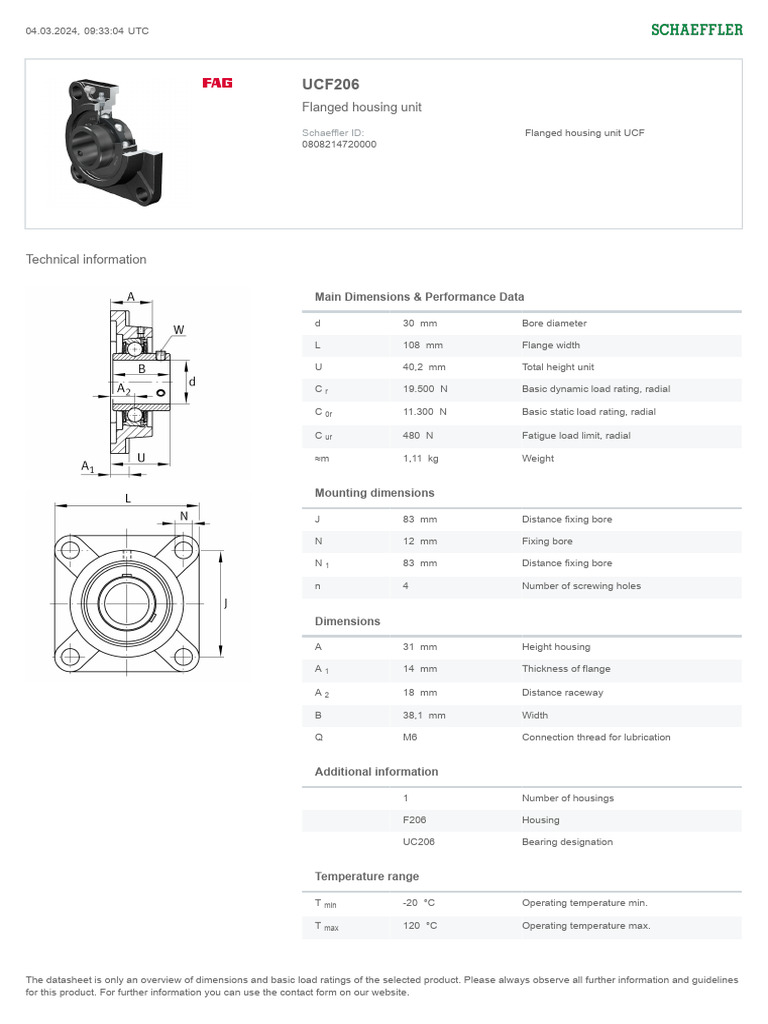 UCF206 | PDF | Manufactured Goods | Mechanical Engineering