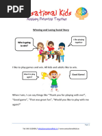 Social Story Sleeping in My Bed | PDF