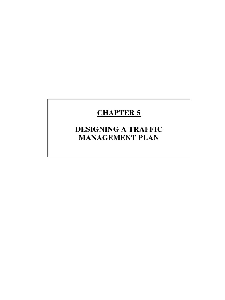 TMP Guideline - FINAL DRAFT-APRIL 2013 (Important Chapter) | PDF | Traffic | Lane