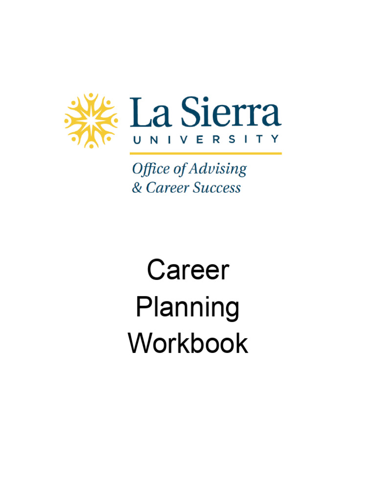 Career Planning Workbook | PDF | Résumé