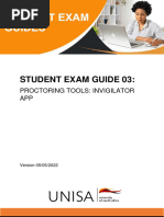 The Invigilator App - Student User Guide - UNISA | PDF | Mobile App ...