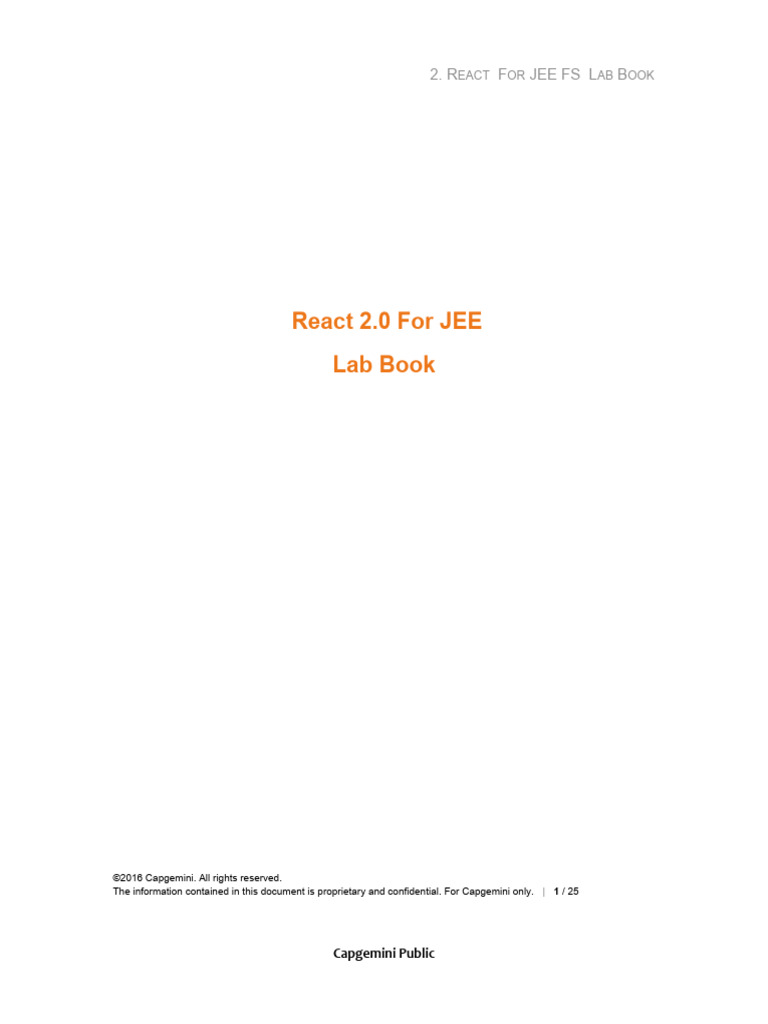 ReactJS-Labbook 1 | PDF | Microsoft Windows | Computing ReactJS-Labbook 1 | PDF | Microsoft Windows | Computing