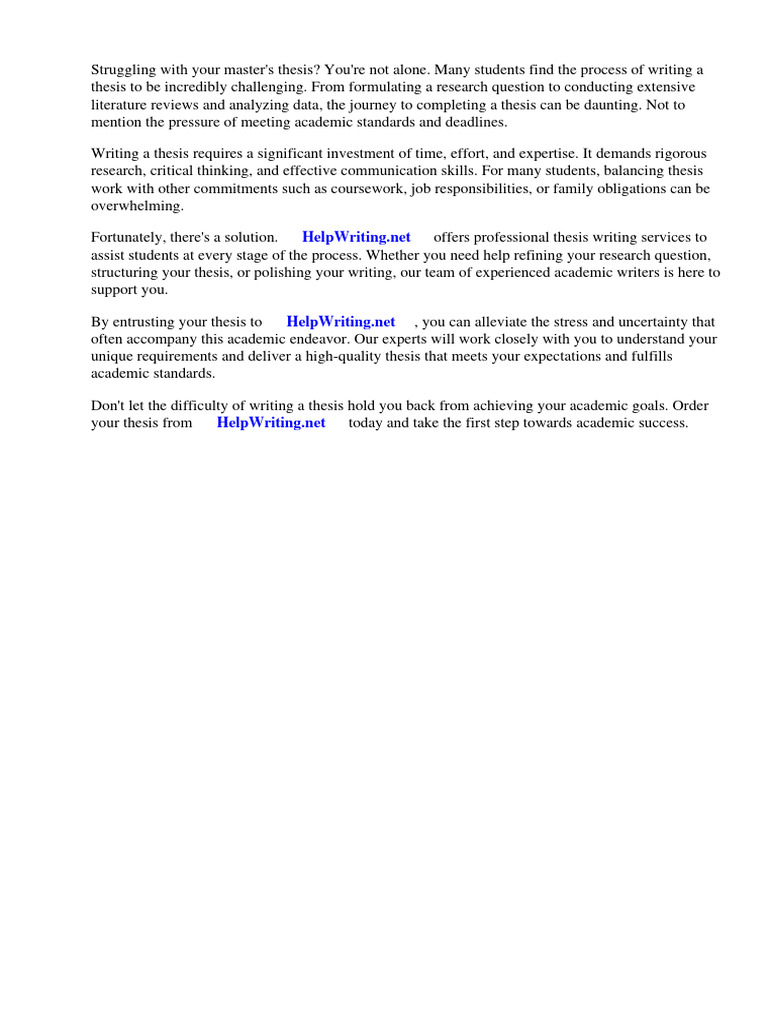 Thesis Master Sample | PDF | Thesis | Porosity