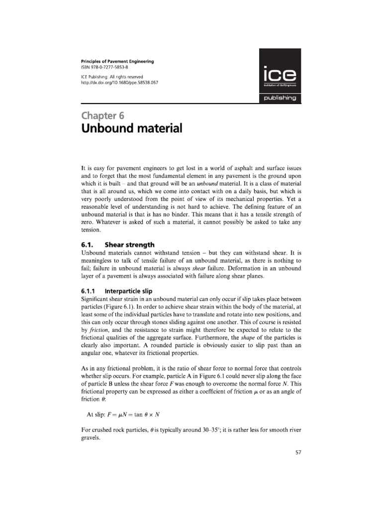 Unbound Materials | PDF