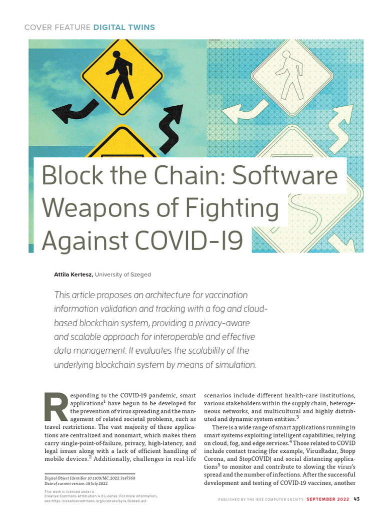 Block The Chain Software Weapons of Fighting Against COVID-19 | Download Free PDF | Databases ...