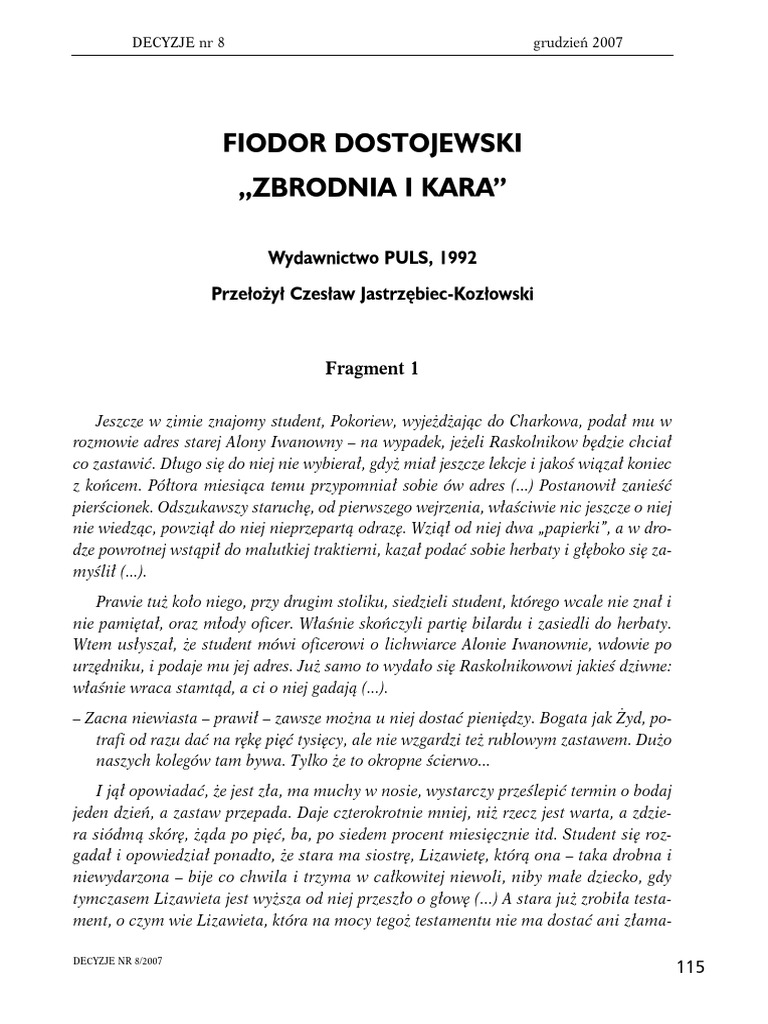 Tekst Literacki - 4 | PDF