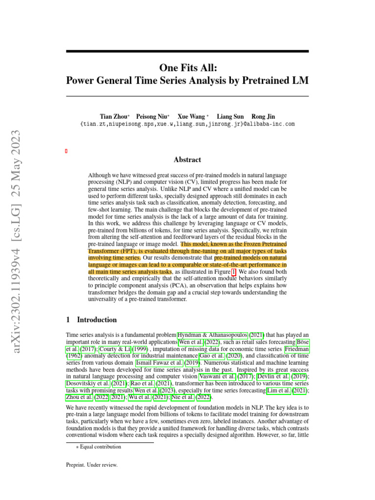 NLP TimeSeries | PDF | Time Series | Mean Squared Error