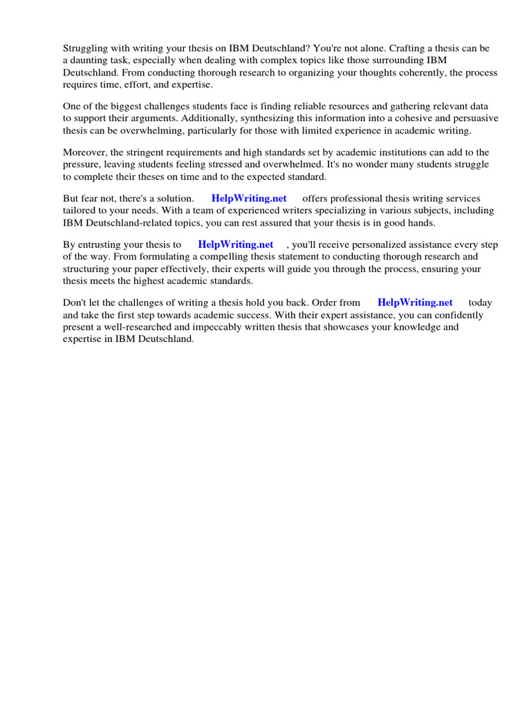 Ibm Deutschland Thesis | PDF | Http Cookie | Cloud Computing